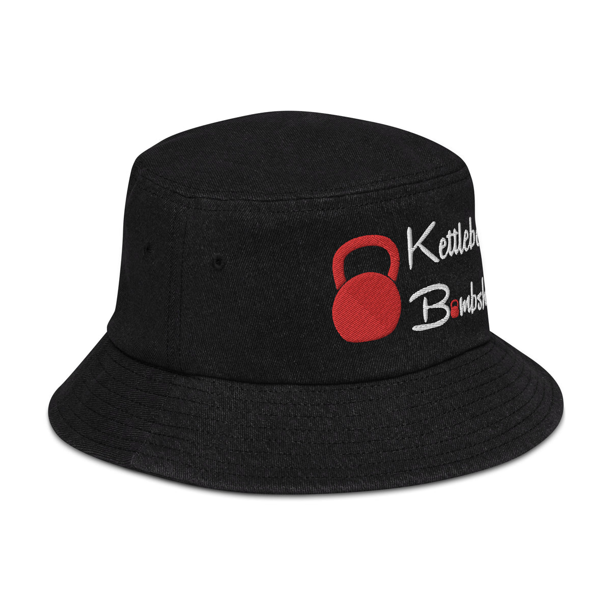 Kettlebell Bombshell Denim Bucket Hat – KettlebellBombshellStore